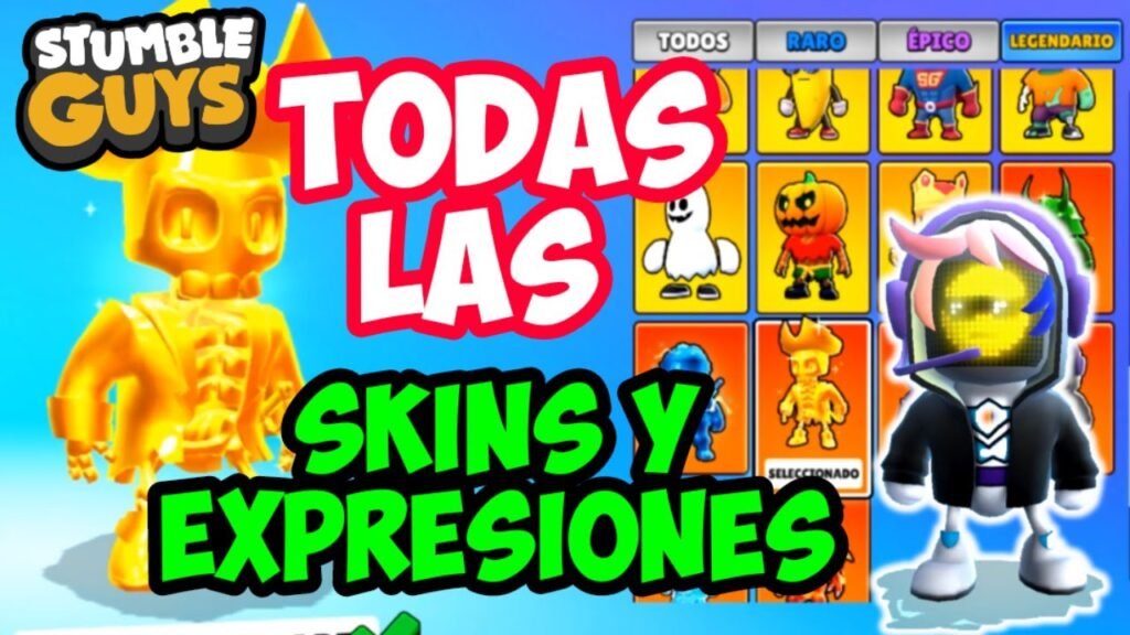 Skins Legendarias en Stumble Guys: Cómo Obtenerlas sin Girar la Ruleta - Mundo3DPrint